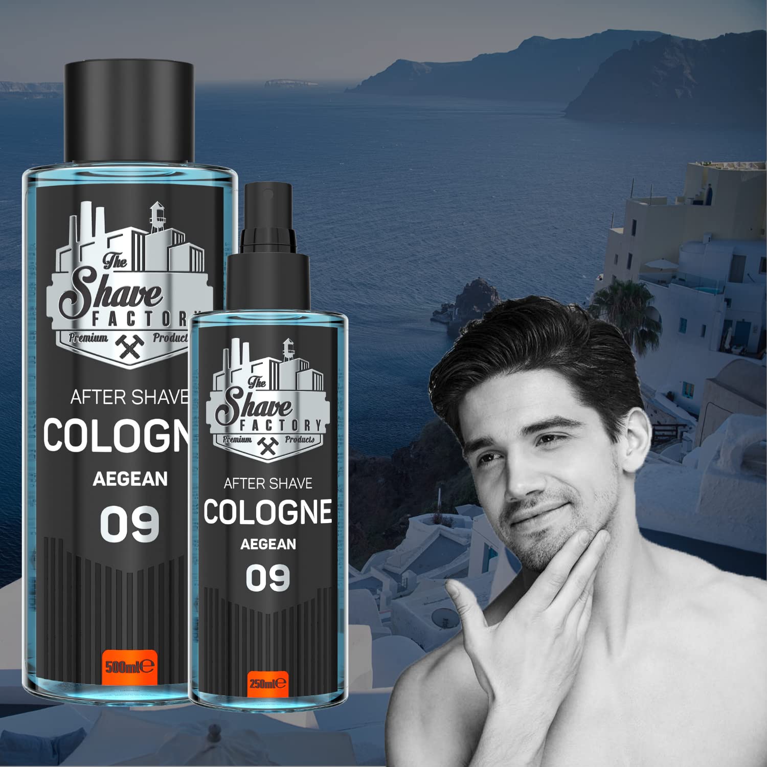THE SHAVE FACTORY Woda kolońska po goleniu AEGEAN 09 - 250 ml | Sklep ...